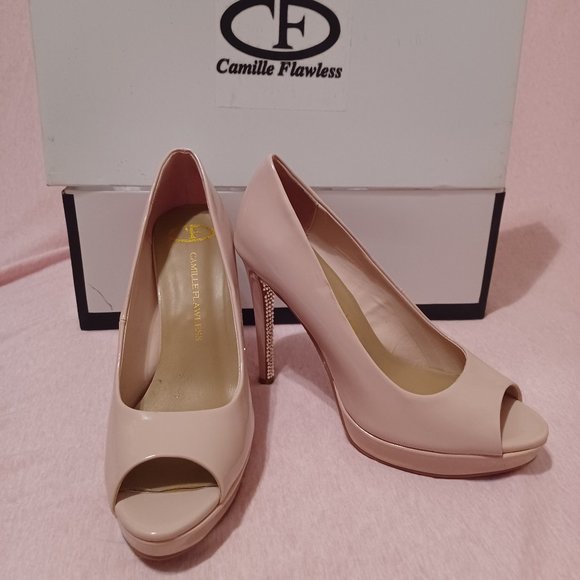 Camille Flawless | Shoes | Camille Flawless Crystal Bottom Heels | Poshmark